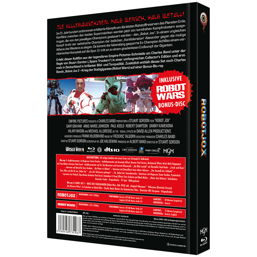 Robot Jox (2-Disc Limited Collector‘s Edition No. 79) [Cover A, Mediabook, Limited to 450 units ...